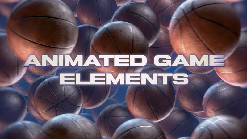 Motion Graphics: Animated Game Elements | Sports Worship Backgrounds