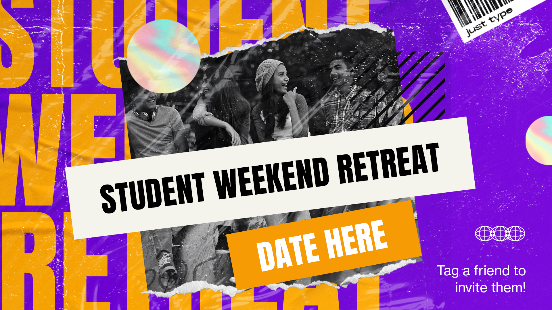 Social Graphics: Student Weekend Retreat Graphics | Church Youth Ministry